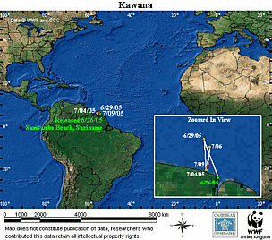 Kawana: map locator 2 | WWF
